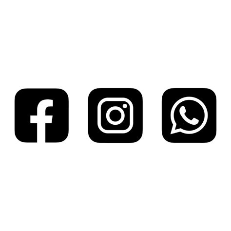 Download 38 Facebook Instagram Twitter Whatsapp Logo Png Download