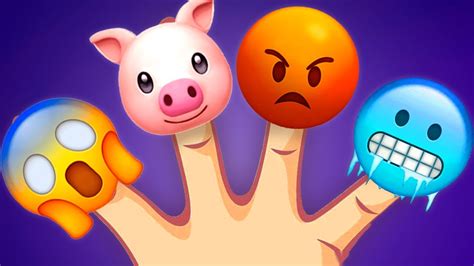 손가락 가족 이모티콘 아이들을 위한 재미있는 이야기 Youtube