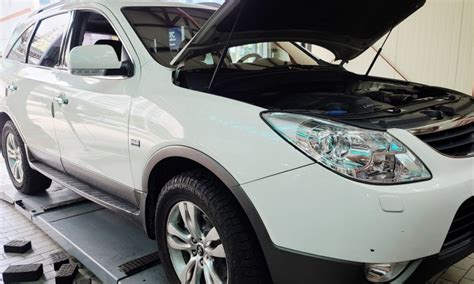 베라크루즈 주차 브레이크 상태로 30분 이상 운행 후 핸드긴급비상사이드 브레이크 주행 증상 브레이크 정비 캘리퍼 오일 뒤 라이닝 교체 네이버 블로그