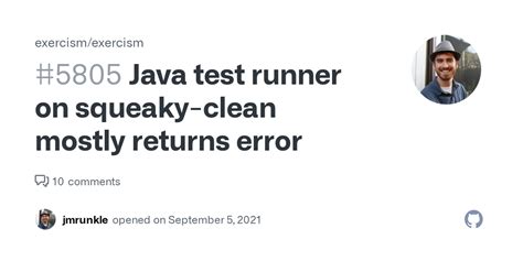 Java Test Runner On Squeaky Clean Mostly Returns Error · Issue 5805