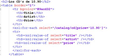 Sistemas Operativos Práctica Xml And Xsl Ii