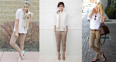 Cómo Combinar Un Pantalón De Color Caqui O Beige