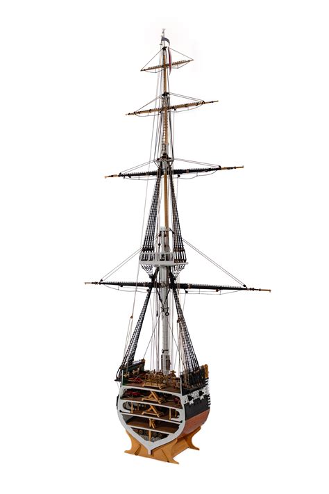 Model Shipways Uss Constitution Cross Section 1797 Wood Model 1 76 S Model Expo Online