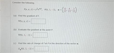 Solved Consider The Following Chegg