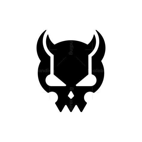 Skull Face Logo Skull Head Logo Design Svg And Png Files Skeleton Head