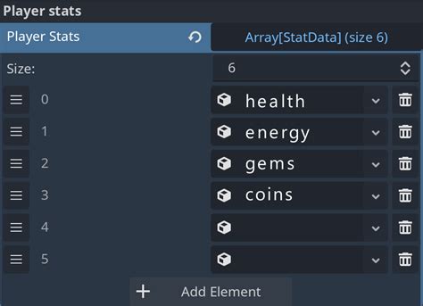 User Friendly Array Elements Programming Godot Forum