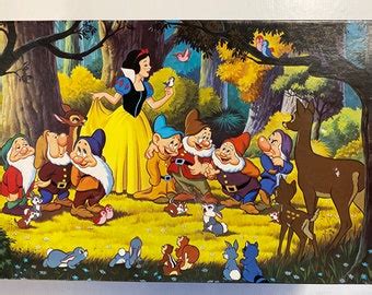 Snow White And The Seven Dwarfs Etsy Uk