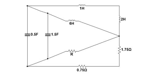 solved for the following rlc circuit find the value of r