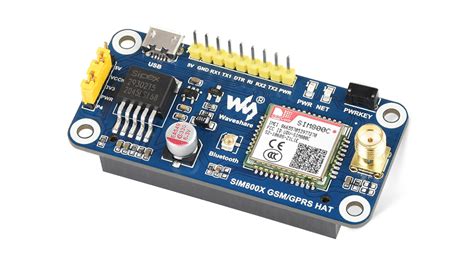 GSM GPRS Bluetooth HAT Za Raspberry Pi Malina314