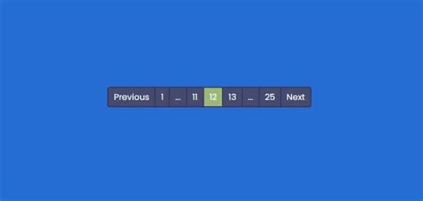 HTML Pagination Top CSS Pagination Examples
