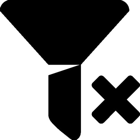 Remove Filter Icon 404839 Free Icons Library