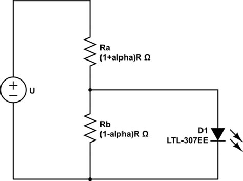 Resistors Driving A Led With A Potentiometer In Parallel Electronic Basics Electrical