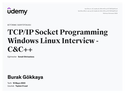 burak gökkaya on linkedin udemy course completion certificate