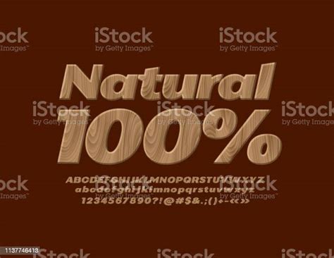 벡터 에코 배너 자연 100 나무는 알파벳 문자 숫자와 기호를 질감 0명에 대한 스톡 벡터 아트 및 기타 이미지 0명 건강