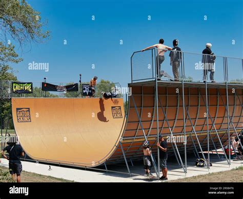 Lawrence Kansas May 6 2023 Corey Lawrence Memorial Vert Ramp