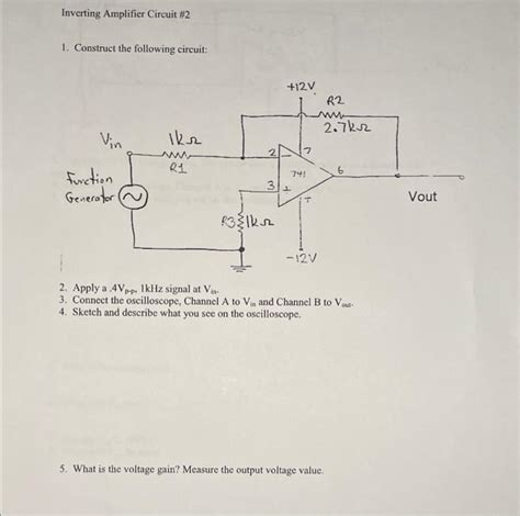 Solved Inverting Amplifier Lab Reference Textbook Section Chegg Com