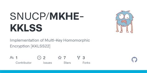 github snucp mkhe kklss implementation of multi key homomorphic encryption [kklss22]