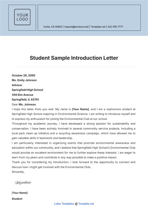 Free General Contractor Introduction Letter Template To Edit Online