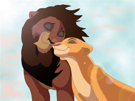 The Lion King Kiara And Kovu In Love
