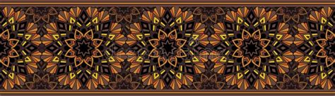 Seamless Repeating Pattern For Border Design Stock Vector Illustration Of Christmas Geometric