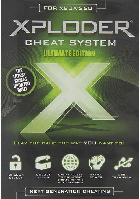 Xploder Cheat System Ultimate Edition Xbox 360 Game Bonus Media Features Including Movie File