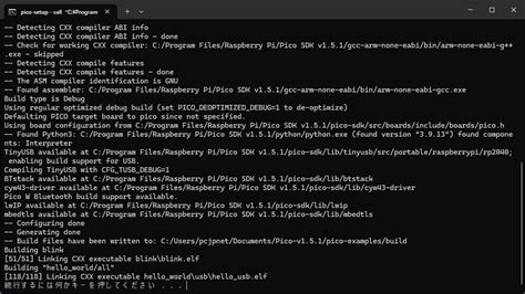 Raspberry Pi Pico SDK v Pico setup for WindowsWindows環境構築 HTLAB NET高エネルギー技術研究室