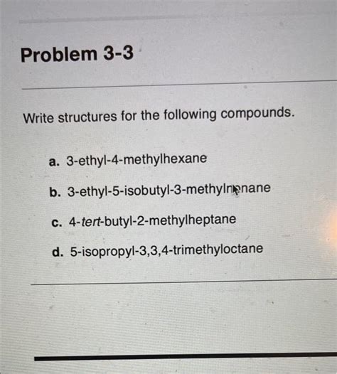 solved problem 3 3 write structures for the following