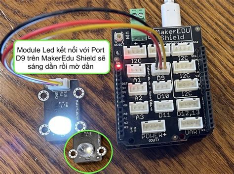 Bài 5 Điều Kiển độ Sáng đèn Led Với Arduino Analog Out Makeredu
