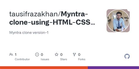 Github Tausifrazakhanmyntra Clone Using Html Css Hosted Myntra Clone Version 1