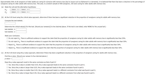 Solved C At The 005 Level Using The P Value Approach