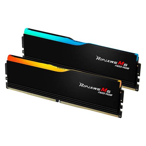 G Skill Ripjaws M5 Neo Rgb 64 Go 2 X 32 Go Ddr5 6000 Mhz Cl36 Noir Mémoire Pc Ldlc