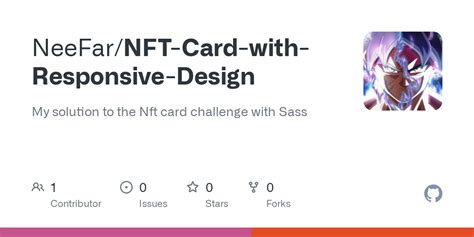GitHub NeeFar NFT Card With Responsive Design My Solution To The Nft Card Challenge With Sass