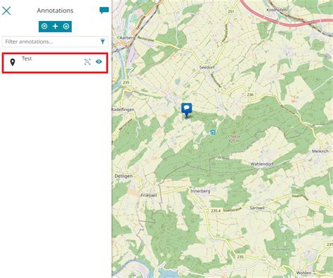 Annotations Mapstore