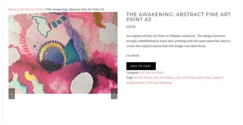 How To Create An Artists Shop In Wordpress Adding A Product Rachael Hope Media