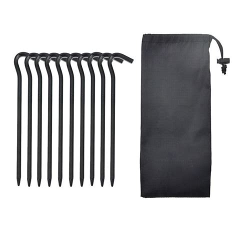 캠핑조이 알루미늄 단조팩 10p블랙 ㄱ자 텐트팩 32020549 Ssgcom