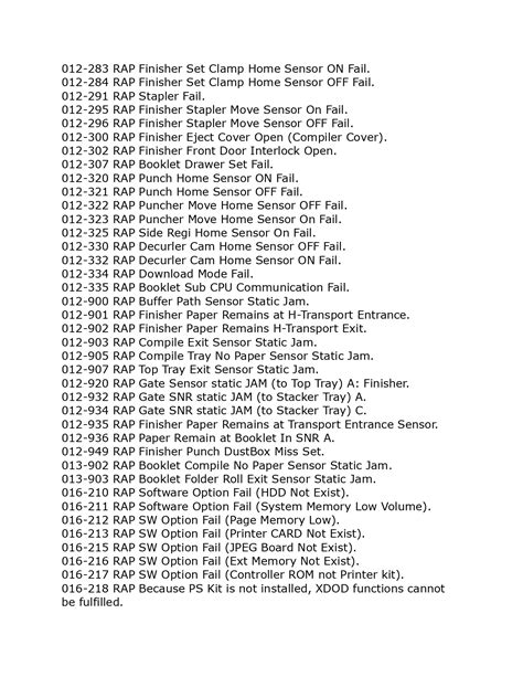 How To Clear A Xerox Color Copier Dc250 Vs 550 C60 Vs Dcp700 Vs C75 J75 Error Code