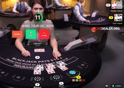Cash Out Offered On Evolution 7 Seat Live Blackjack Tables