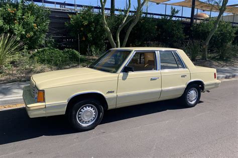 No Reserve 1981 Dodge Aries K Sedan For Sale On Bat Auctions Sold