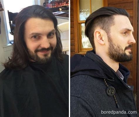 Hair Trim Before And After Men