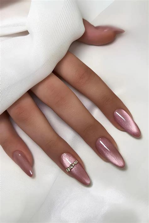 Pin By Eileen Wittig On Nails Done Pink Nails Nail Designs Cat Eye