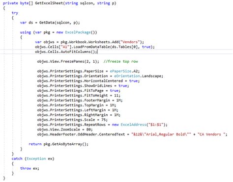 C Sharp Net Core 2 2 Console App Using EPPlus