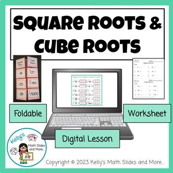 Square Roots And Cube Roots Digital And Printable TPT