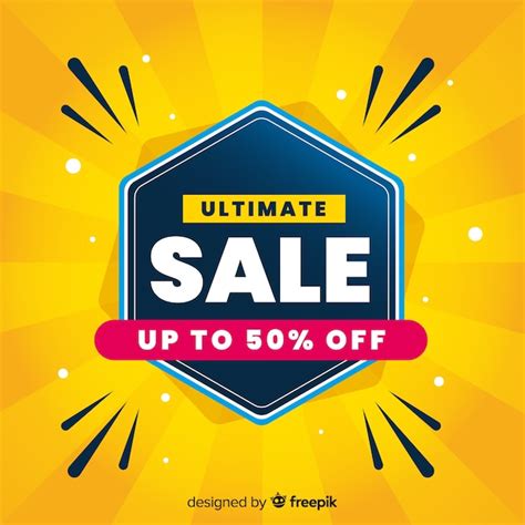 Free Vector Abstract Sale Promotion Banner Template