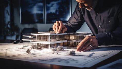 Architecture And Design An Architect Conceptualizing And Sketching Out