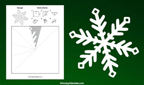 Easy Paper Snowflake Patterns How To Make A Snowflake From Paper