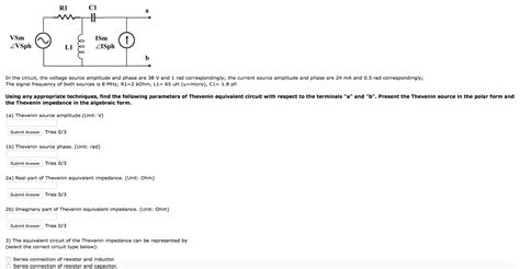 Solved In The Circuit The Voltage Source Amplitude And Chegg