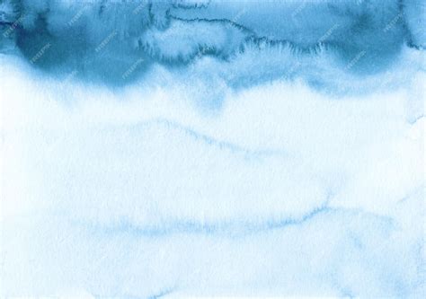Blue And White Ombre Background
