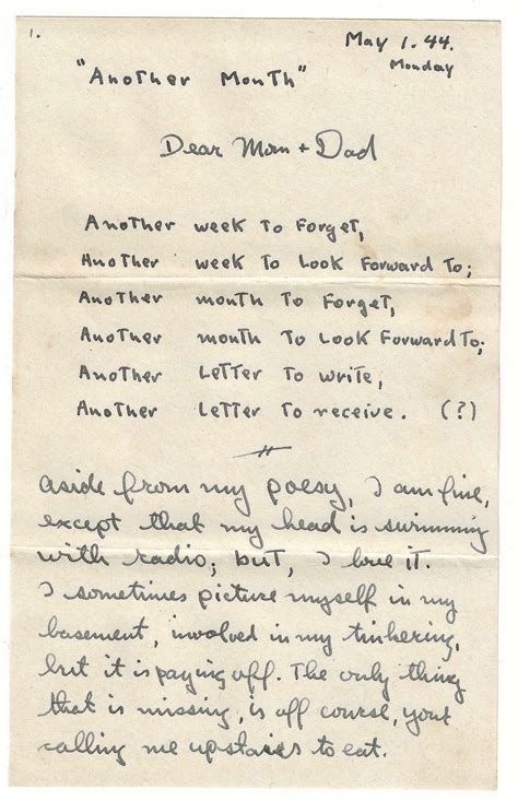 Ww2 Era Letter Written By Us Soldier In Italy He Writes Of Getting Fresh Food Seeing A Movie
