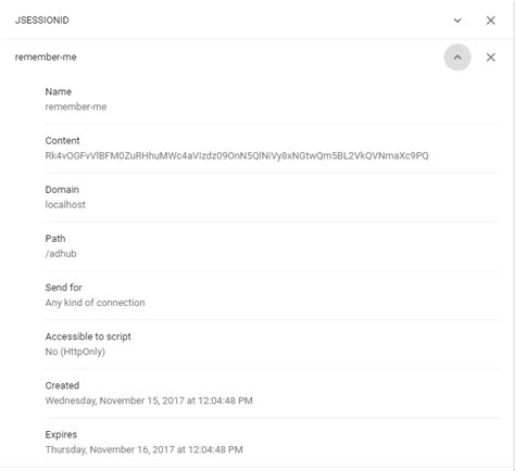 Spring Security Remember Me Cookie Is Not Showing After Browser Is