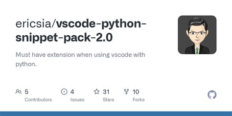 Issues Ericsia Vscode Python Snippet Pack GitHub
